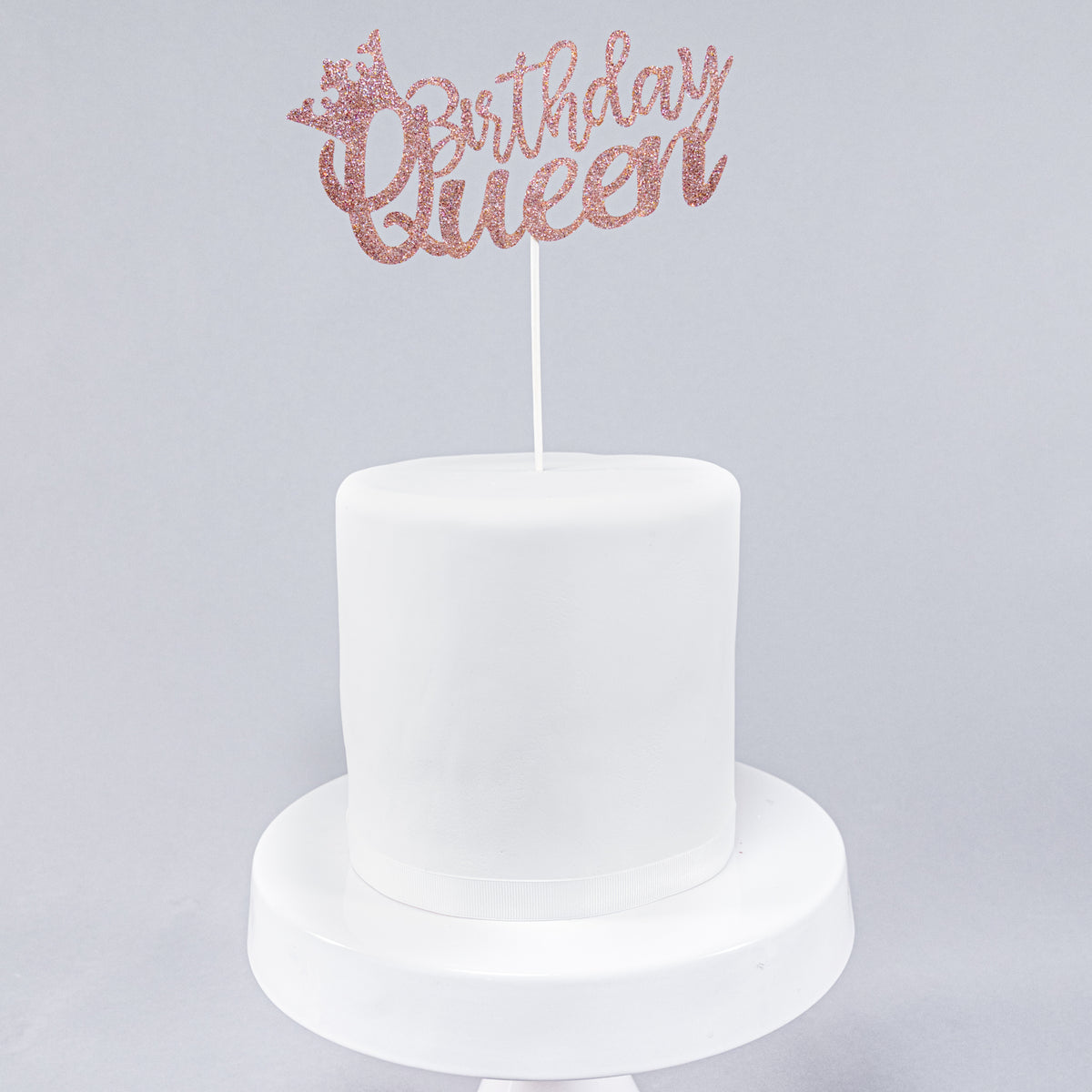 Birthday Queen Topper (Rose Gold) – Cake Gift Co
